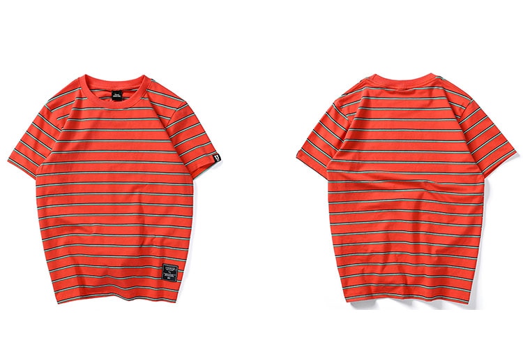 Horizontal Striped Cotton T-shirt – Tiny Spark